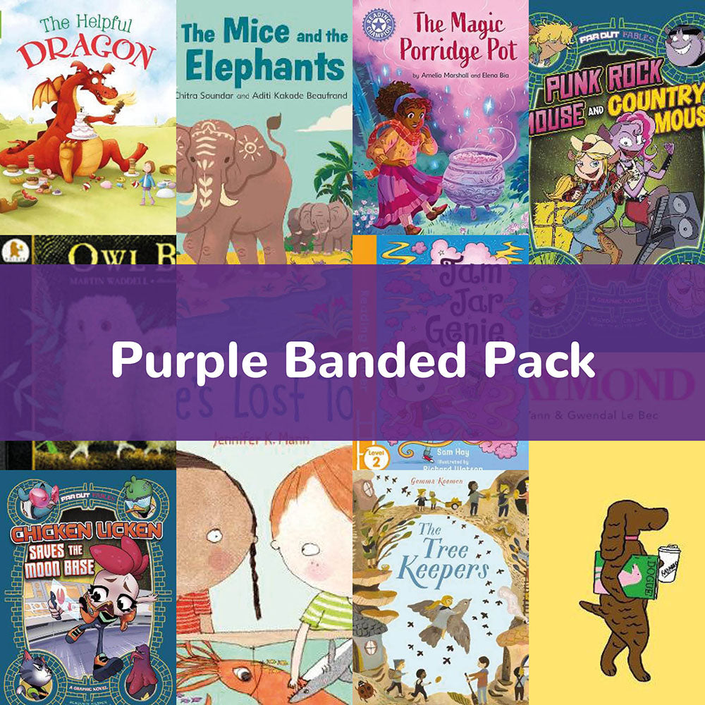 Purple Banded Pack | Book Band Level Purple — School Bargain Bookshop