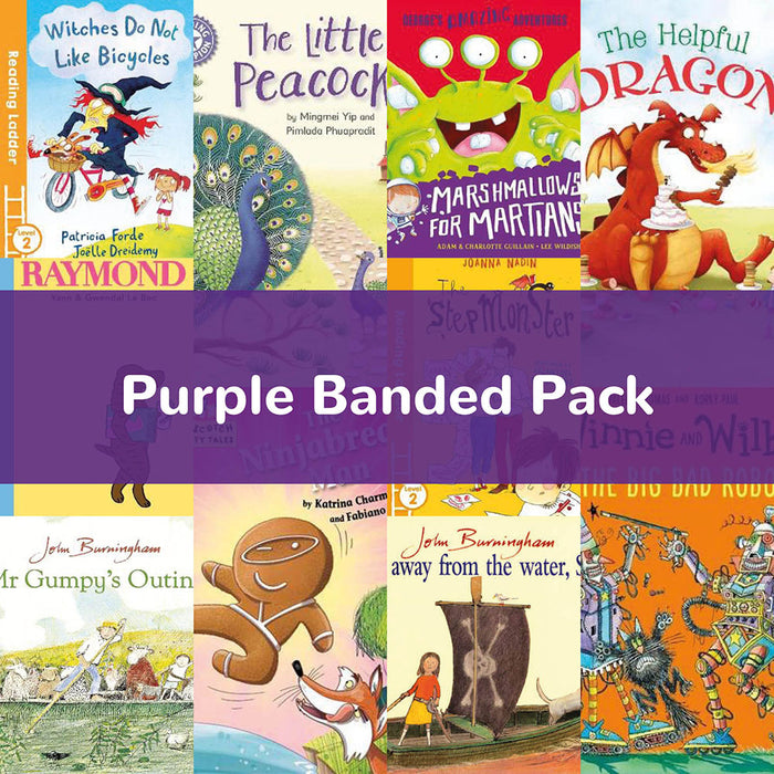 Purple Banded Pack | Book Band Level Purple — School Bargain Bookshop