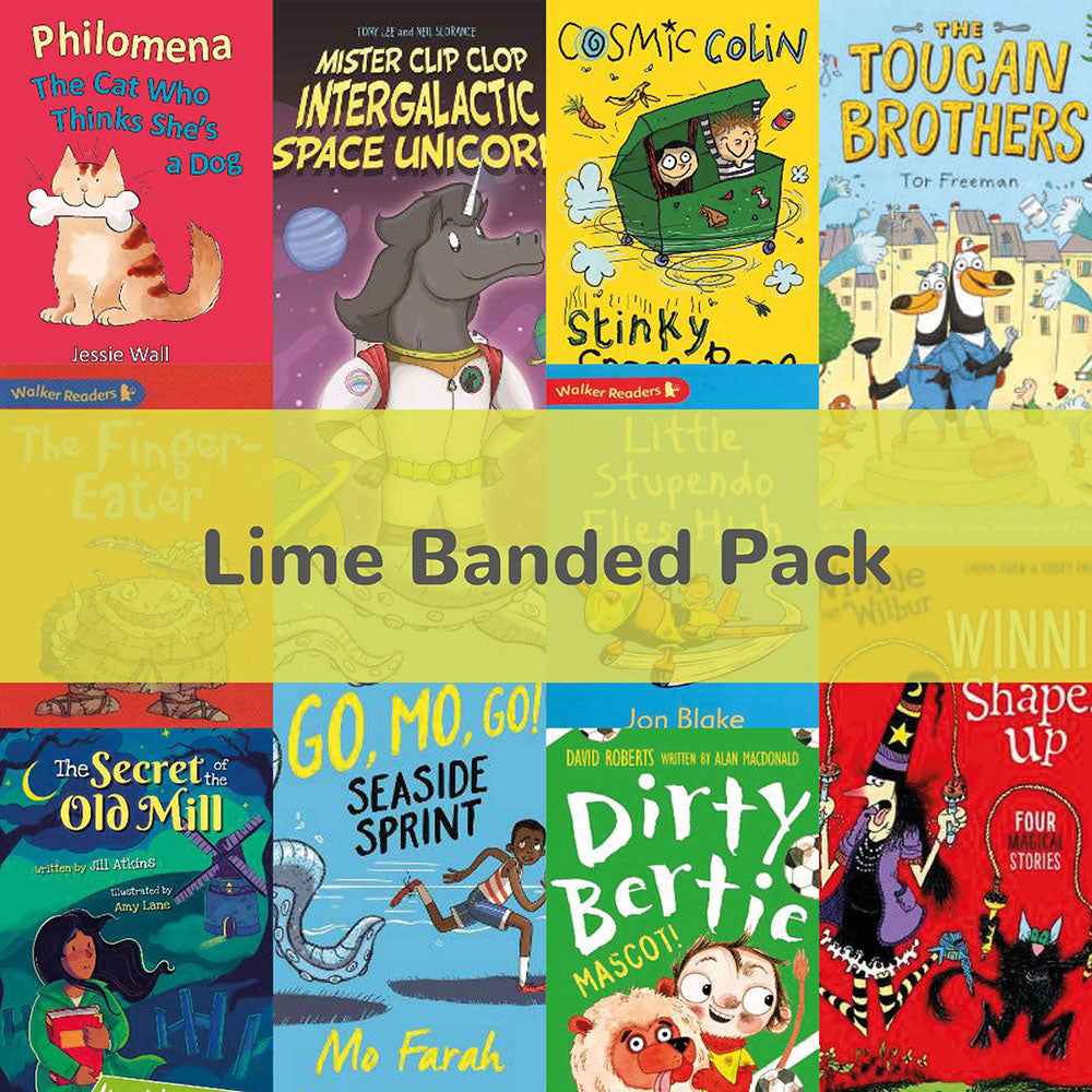 Books at Lime Book Band Level | School Bargain Bookshop