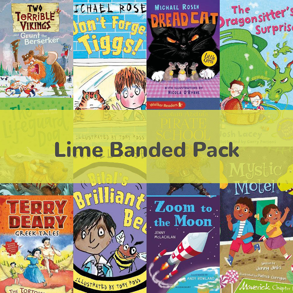 Books at Lime Book Band Level | School Bargain Bookshop