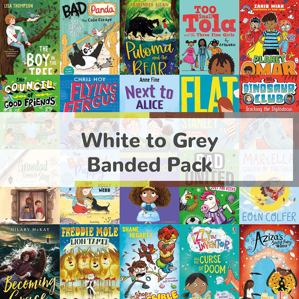 Banded Reading Collection | White to Grey Book Bands — School Bargain ...