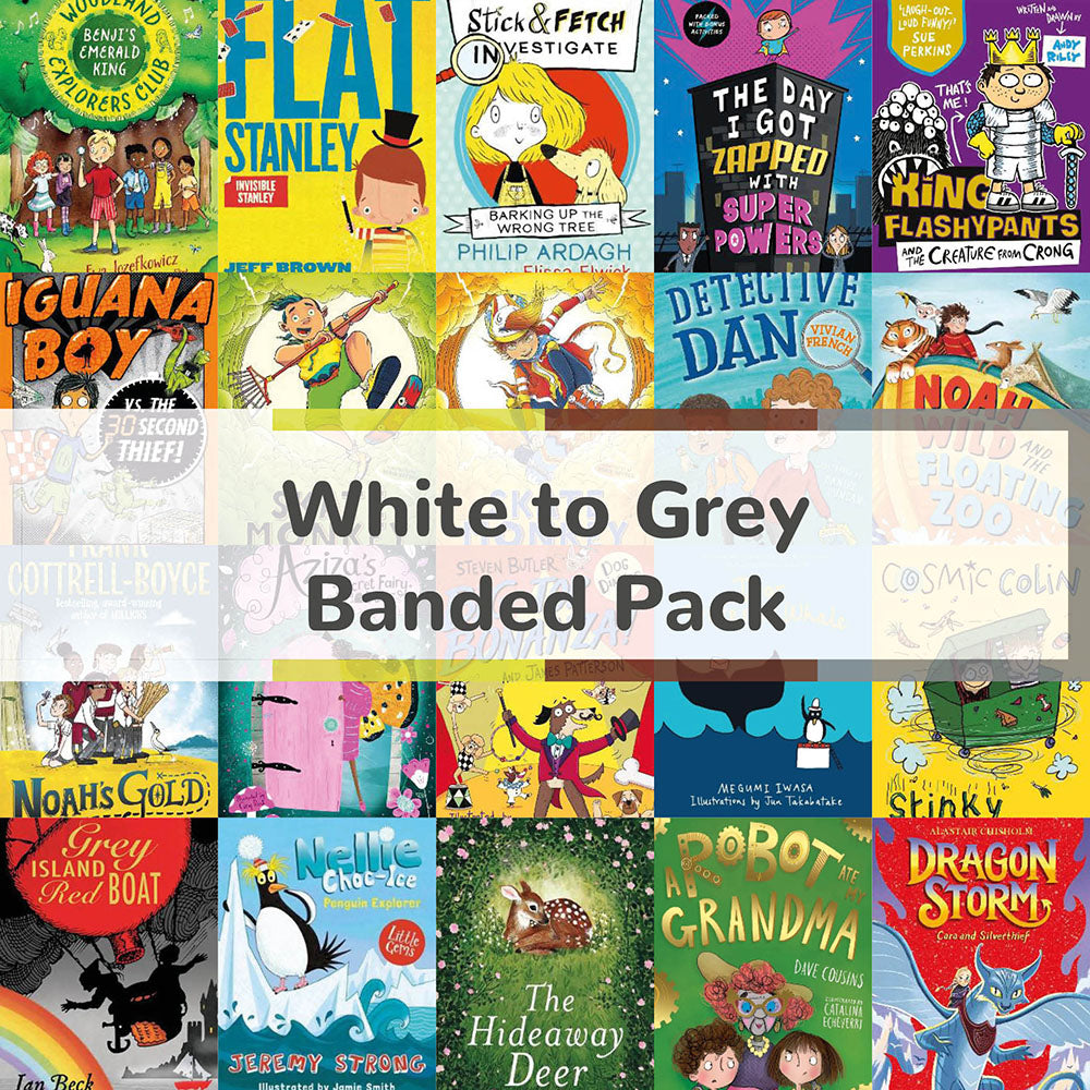 Banded Reading Collection | White to Grey Book Bands — School Bargain ...