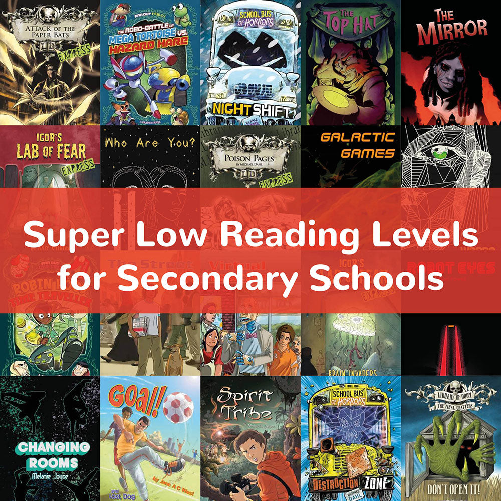 Super Low Reading Levels for Secondary Schools — School Bargain Bookshop