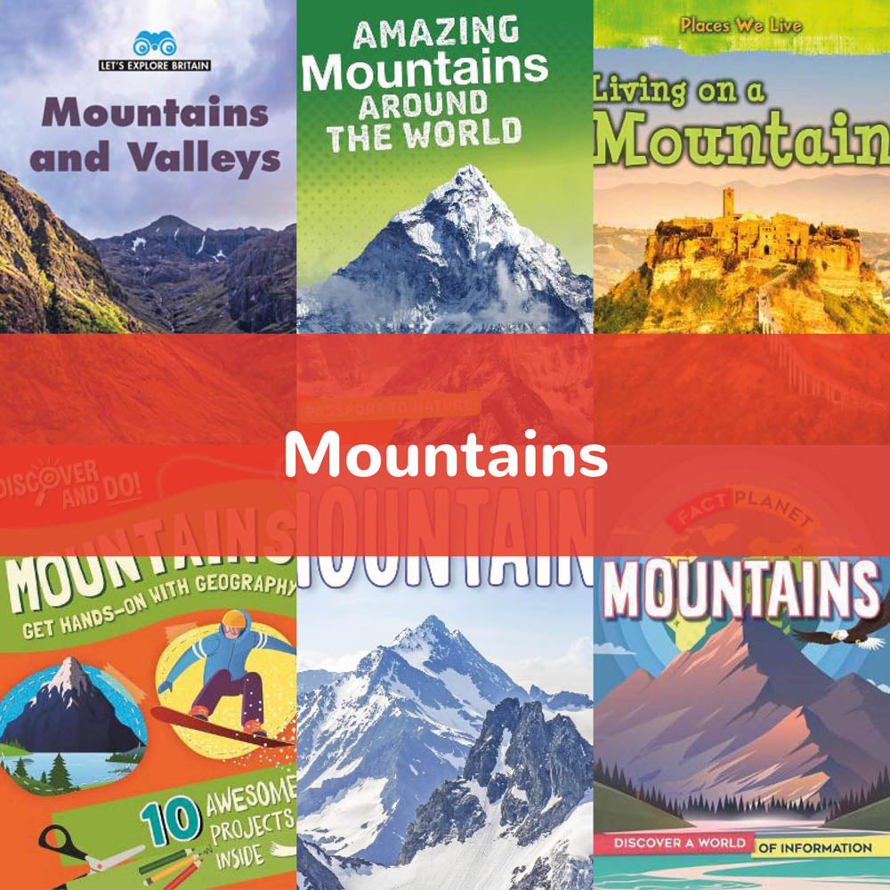 Mountains Books | KS2 Geography| School Bargain Bookshop