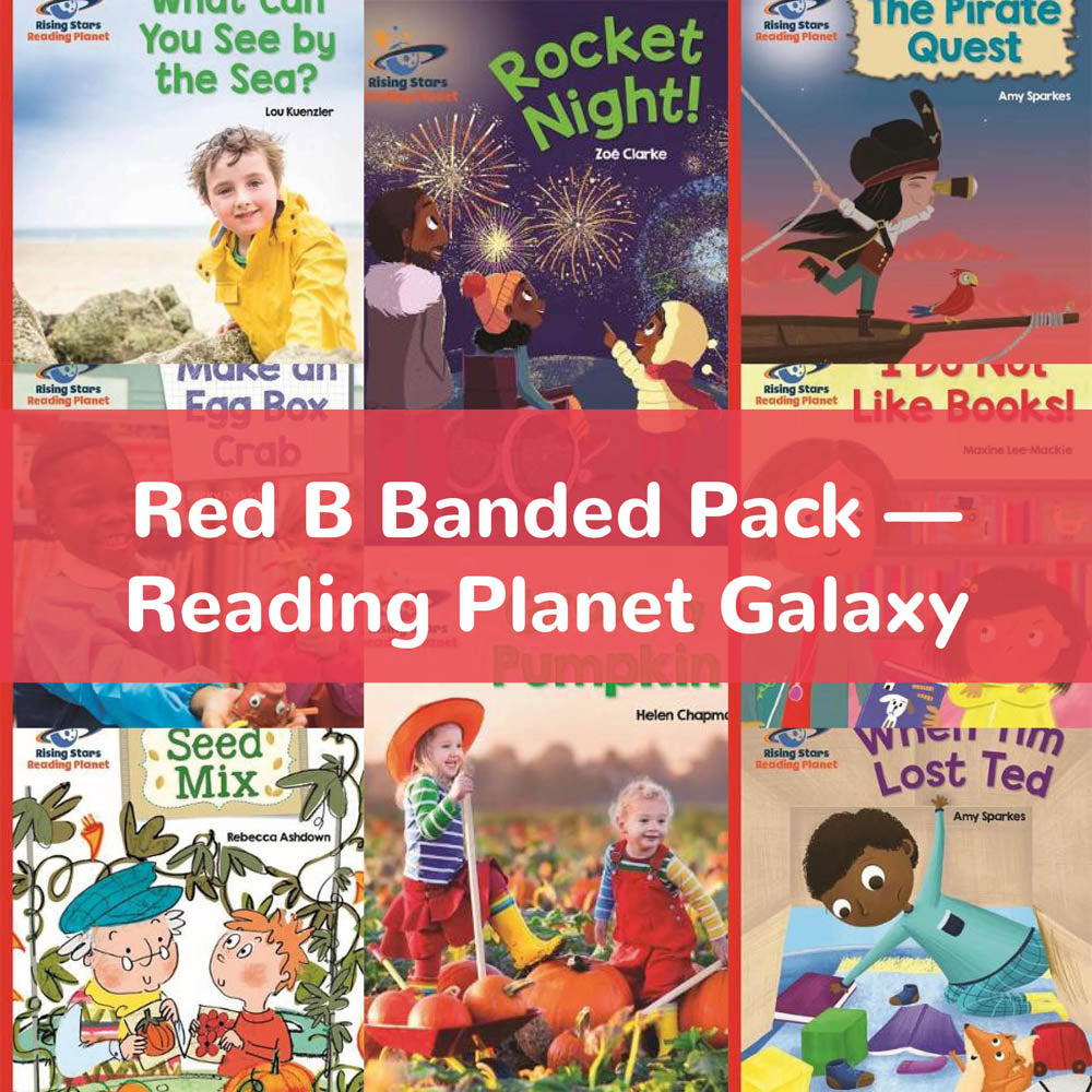 Red B Banded Pack — Reading Planet Galaxy - — School Bargain Bookshop
