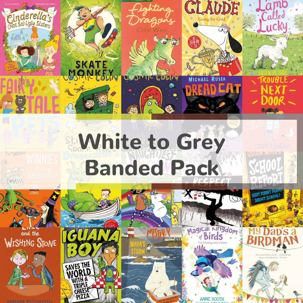 Banded Reading Collection | White to Grey Book Bands — School Bargain ...